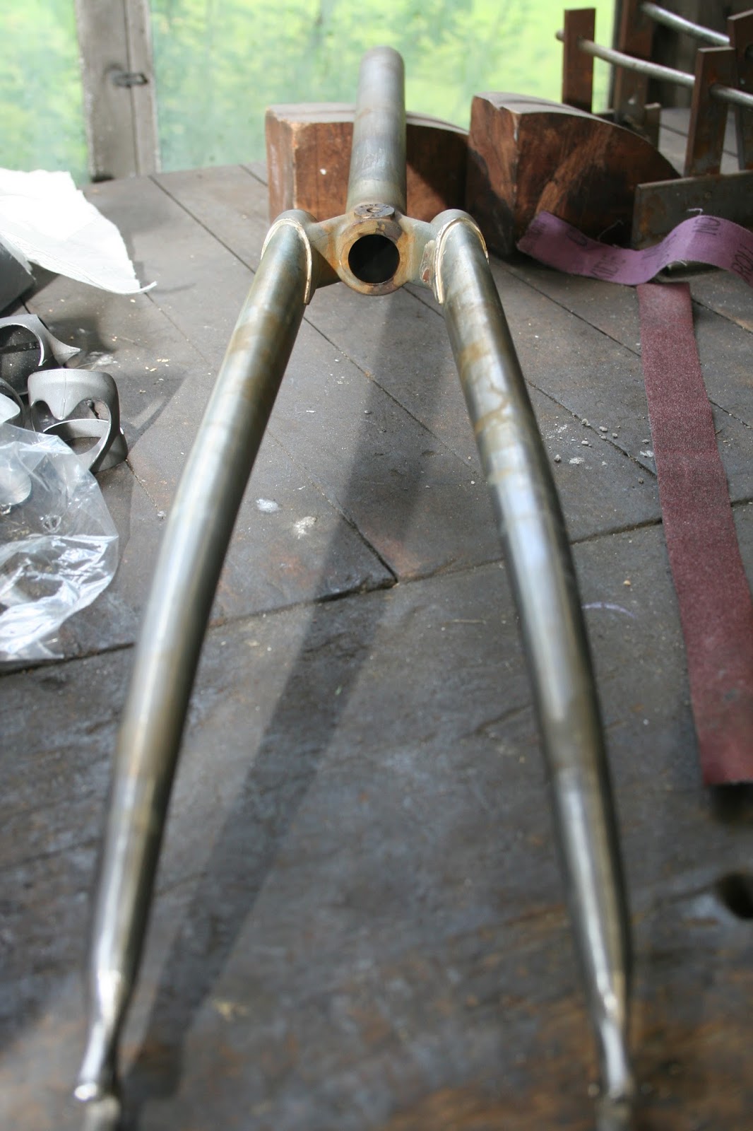 bike blog or die: Fork Building