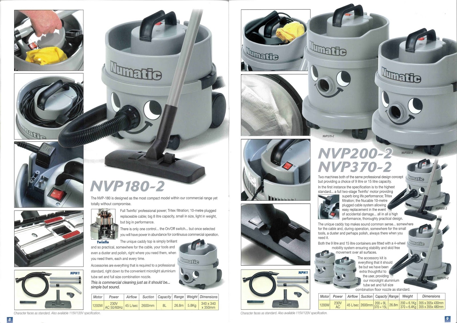 Numatic Cleancare 2009