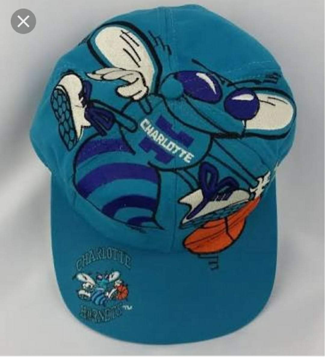 É da sua época?: [1990] Boné Charlotte Hornets