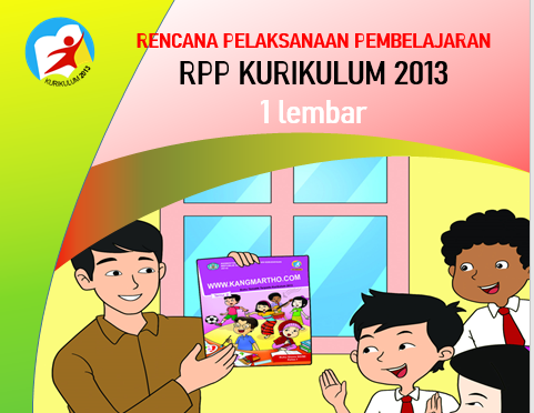 Contoh RPP 1 Lembar K13 Kelas 1 SD Terbaru