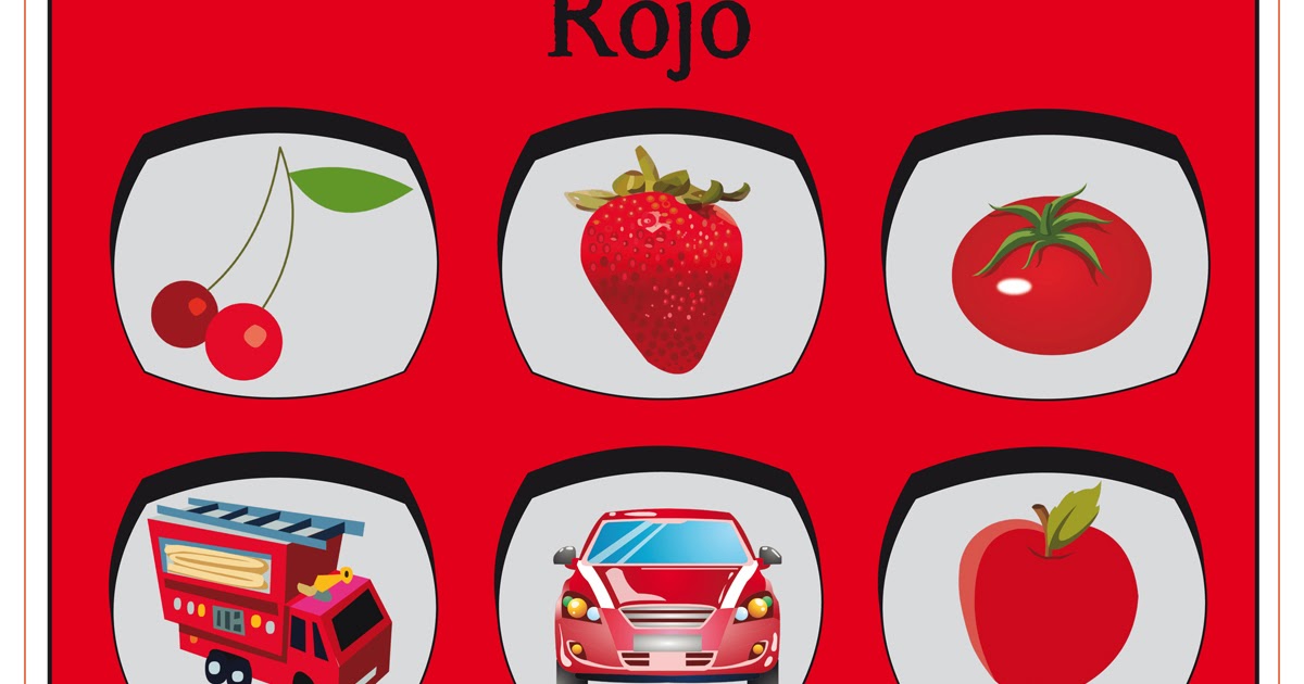 MI CLASE DE INFANTIL: COLOR ROJO