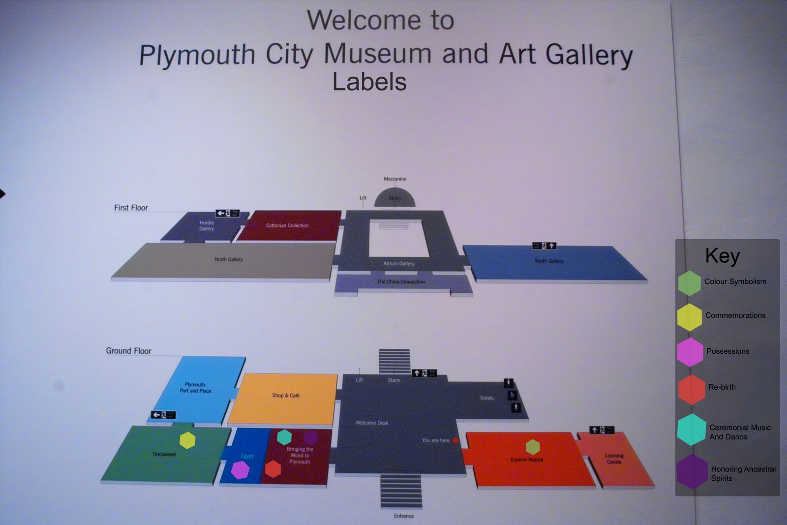 Day Of The Dead: Floor Plan - Labels