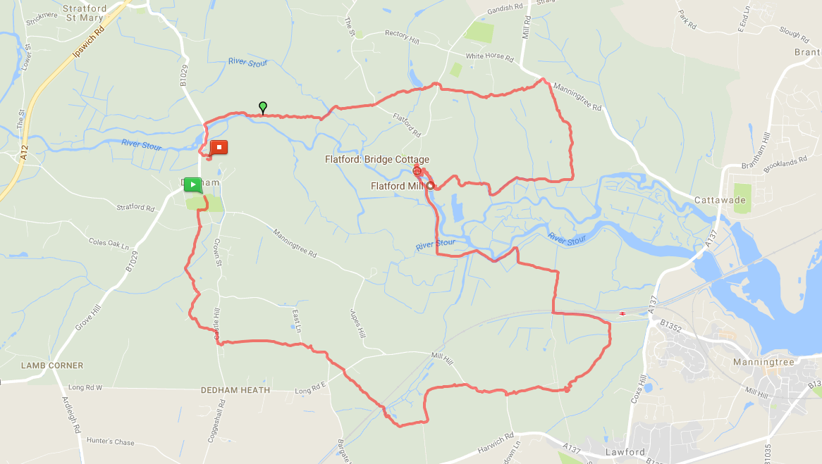 Reinterred: Bury St. Edmunds Ramblers Walk - Dedham