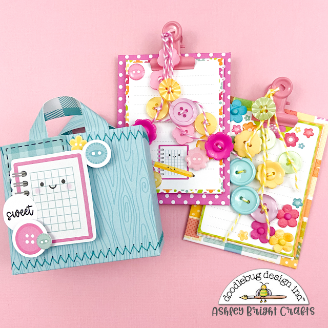Doodlebug Design Inc Blog: CUTE & CRAFTY MINI CLIPBOARD NOTEBOOKS ...