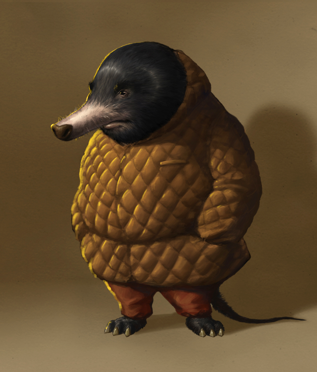Victor Georgiev: Mole character design for Fantastic Mr. Fox