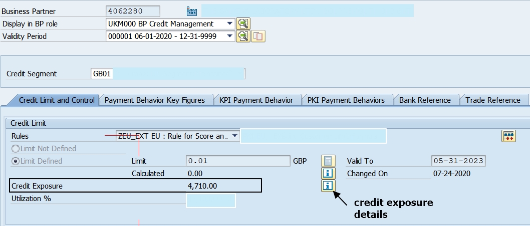 SAP ABAP Central: Credit Exposure Update Process at FSCM by Web Methods