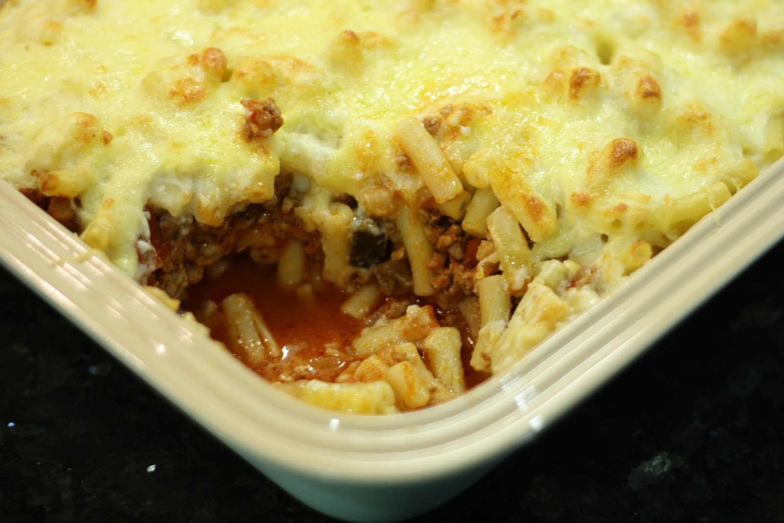 HALF A POT OF CREAM: Pastitsio & Lamb Moussaka with Feta Topping