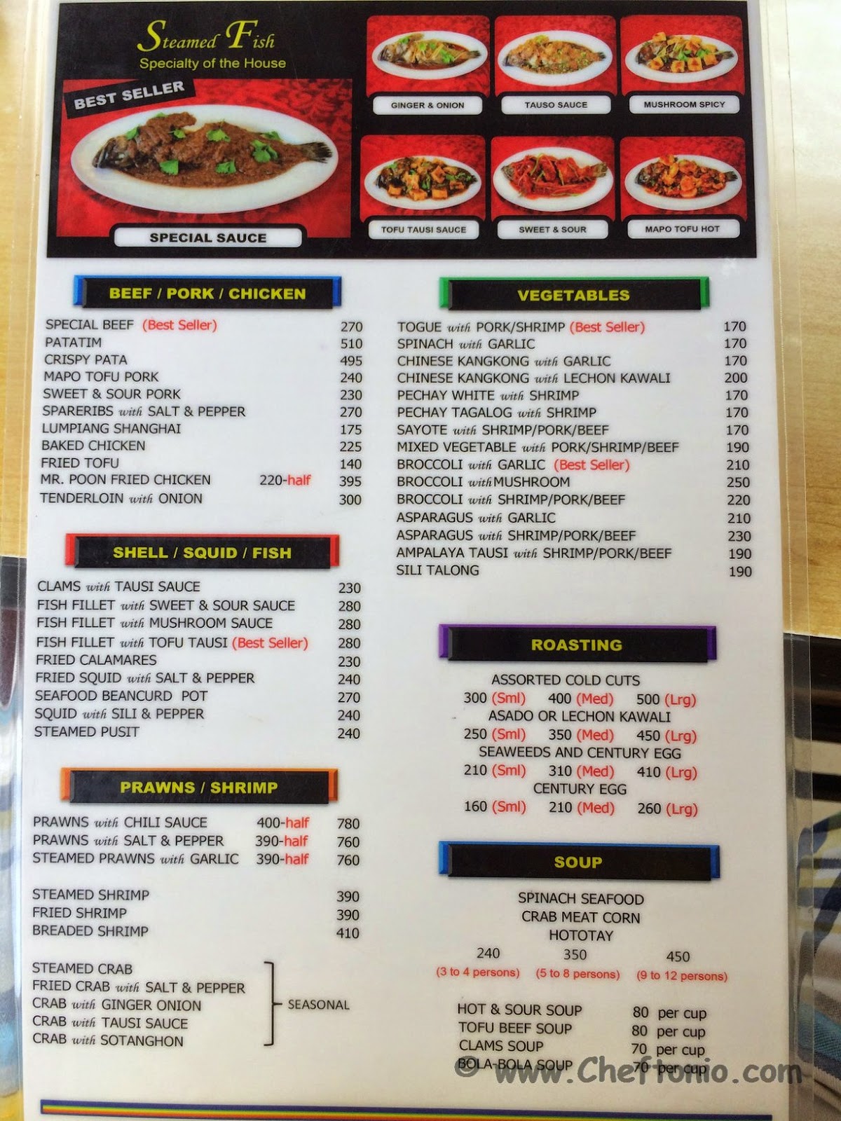 Rediscovered: Mr Poon Chinese Restaurant ~ Cheftonio's Blog