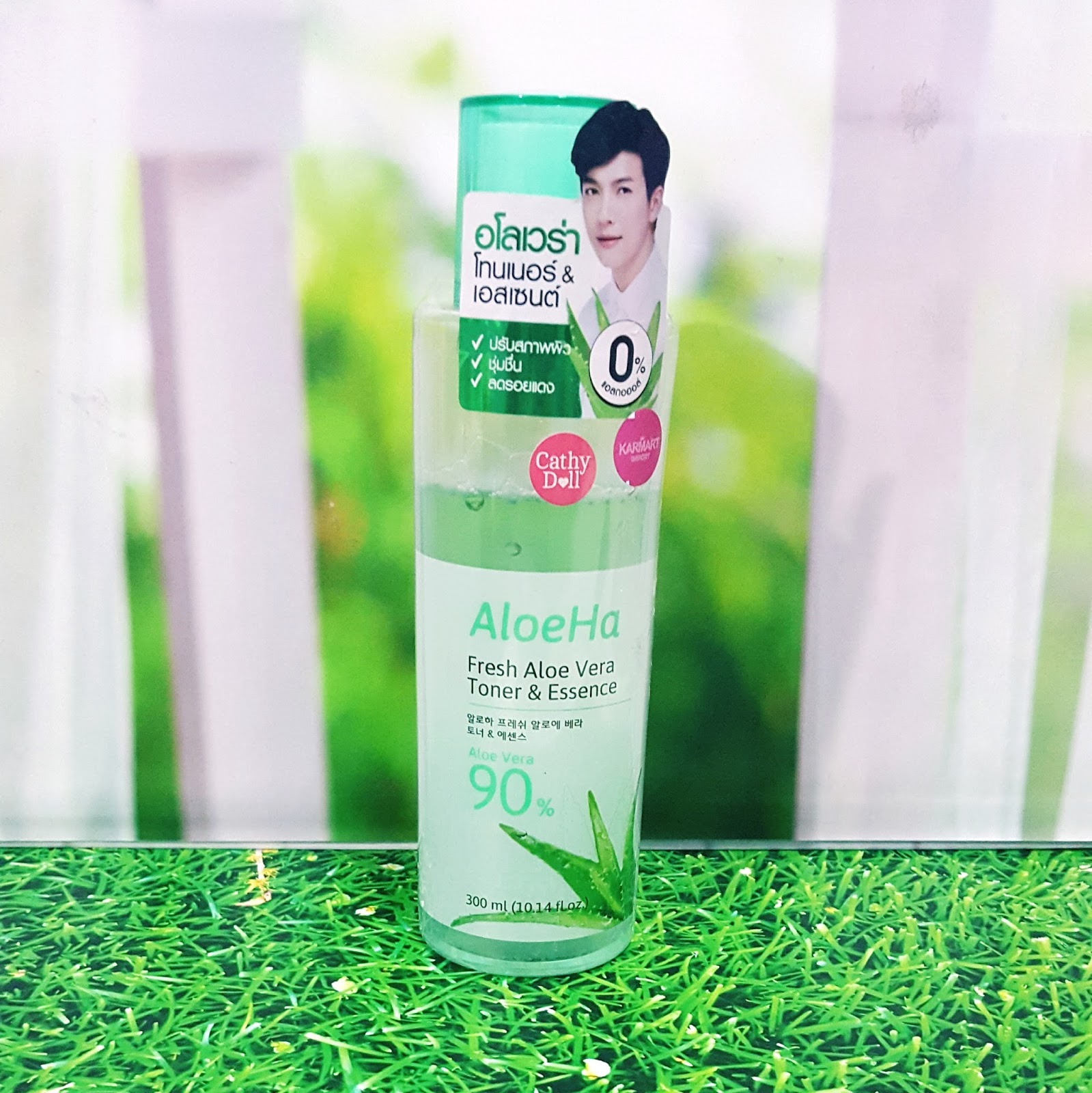 CATHY DOLL ALOE HA FRESH ALOE VERA TONER & ESSENCE REVIEW