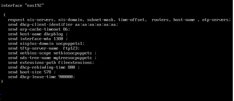Ken Felix Security Blog: how to send dhcp options using dhclient
