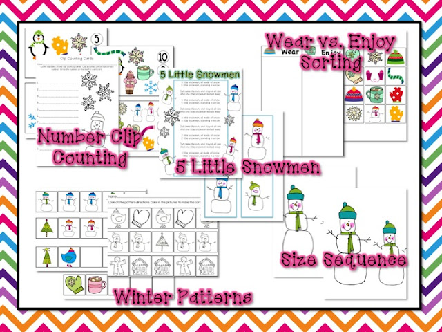 Brr! Winter Activity Bundle--Updated & Aligned with Teaching Strategies ...