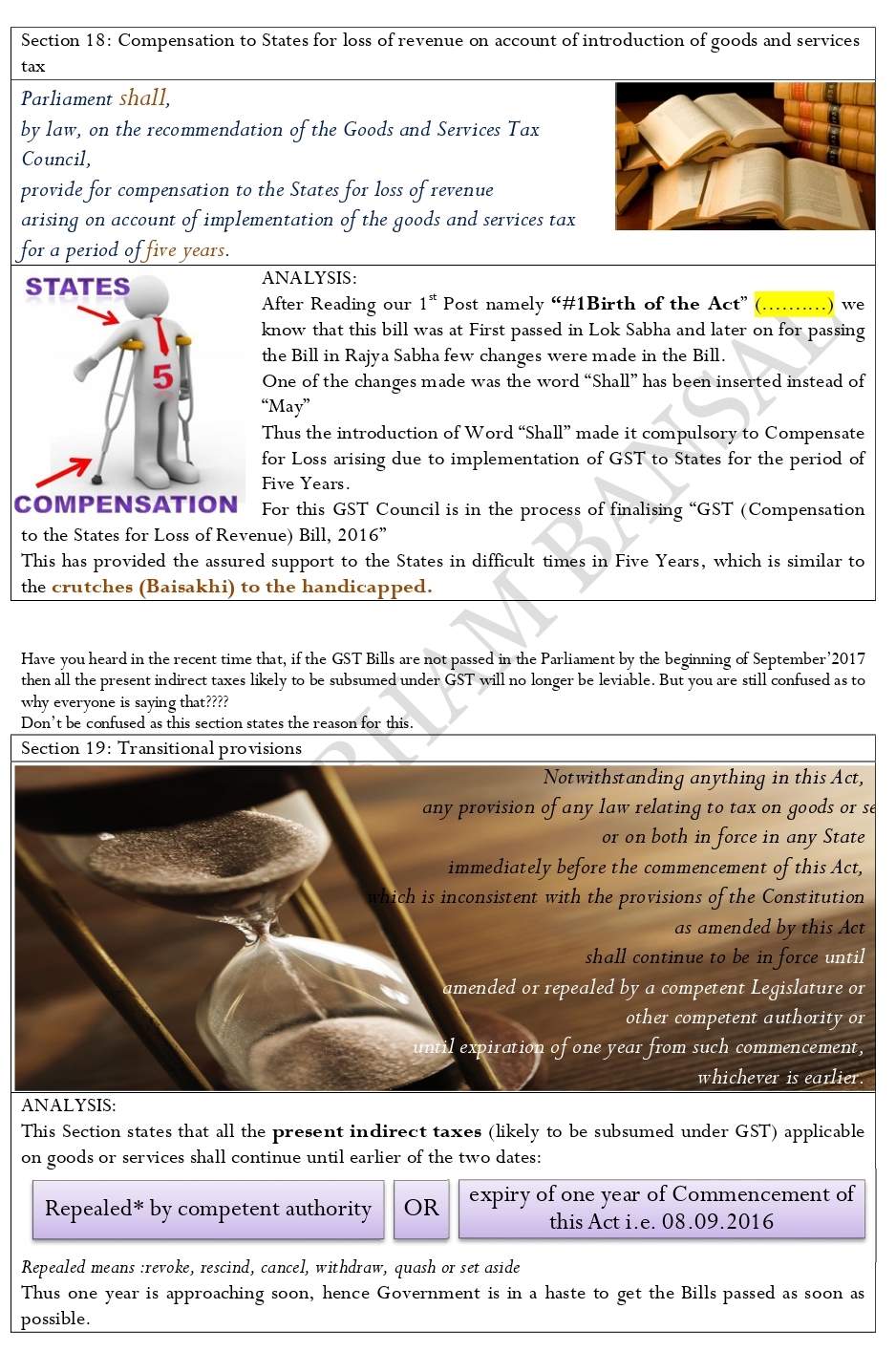 THE CONSTITUTION (101 AMENDMENT) ACT, 2016-PART2