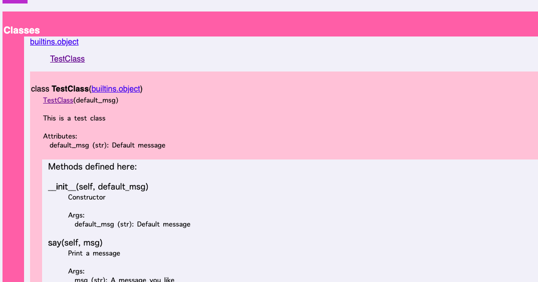 hawksnowlog: pydoc 超入門