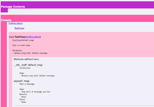 hawksnowlog: pydoc 超入門