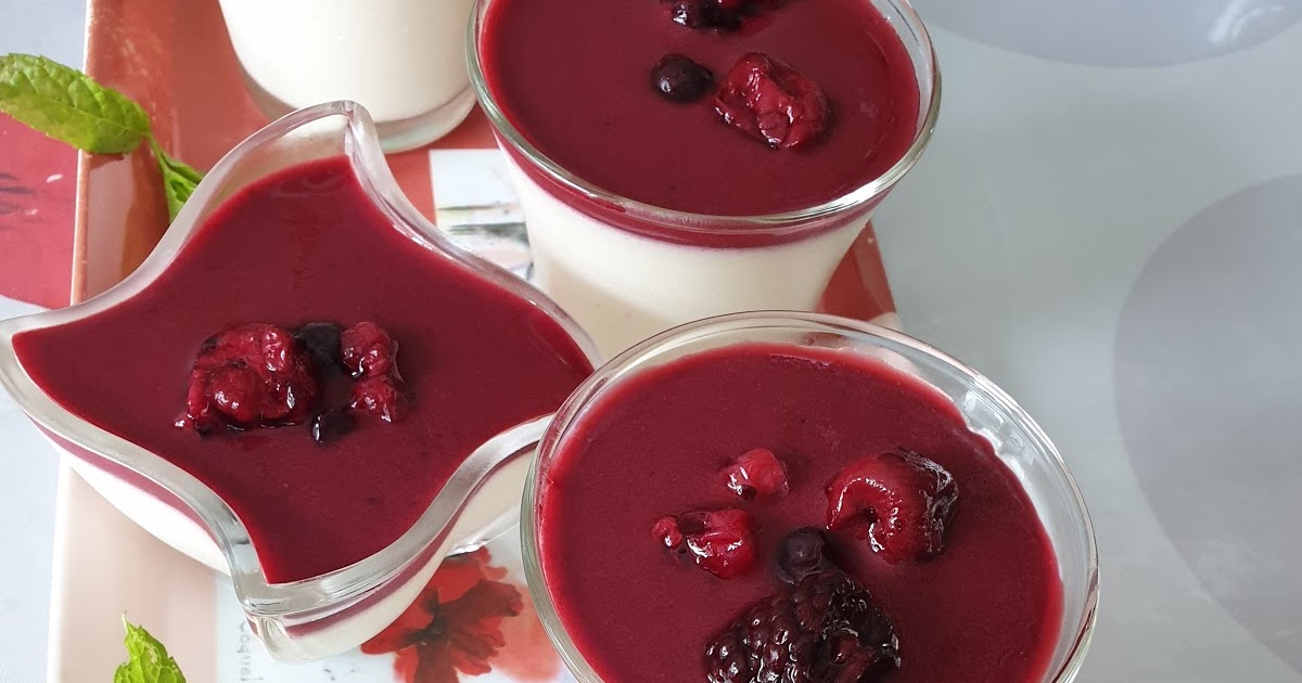 FloViCook: Panna cotta aux fruits rouges