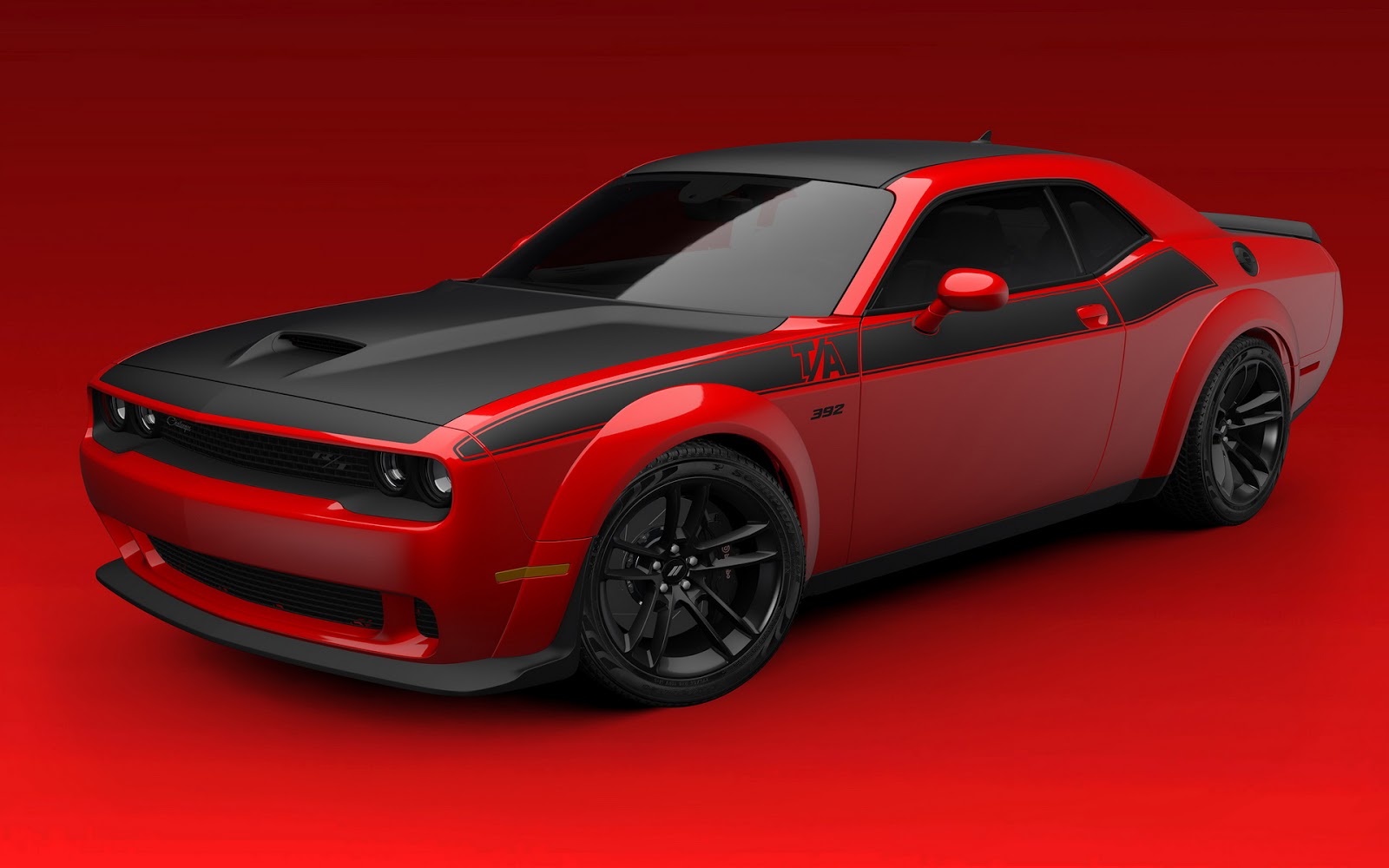 2021 Dodge Challenger R/T Scat Pack Shaker et T/A 392 Wideboby