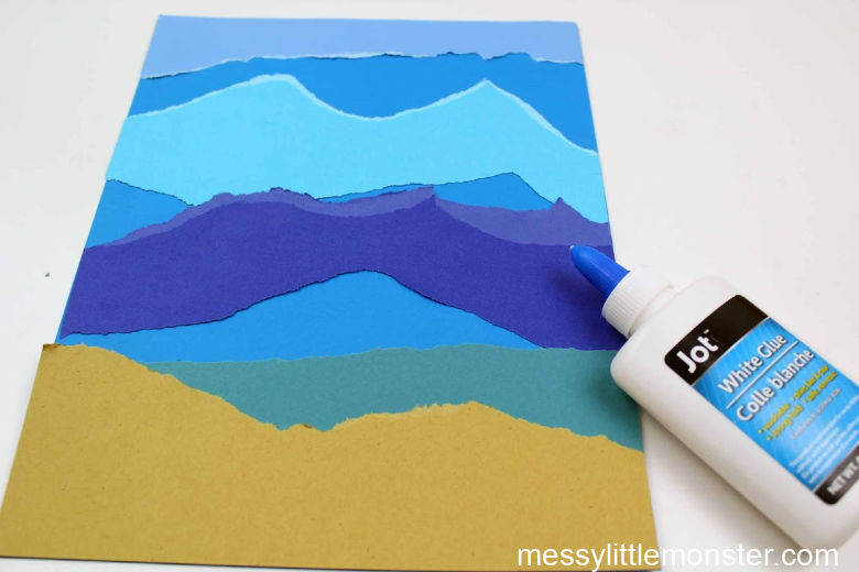 Watercolour Fish Craft (using a printable fish template) - Messy Little ...