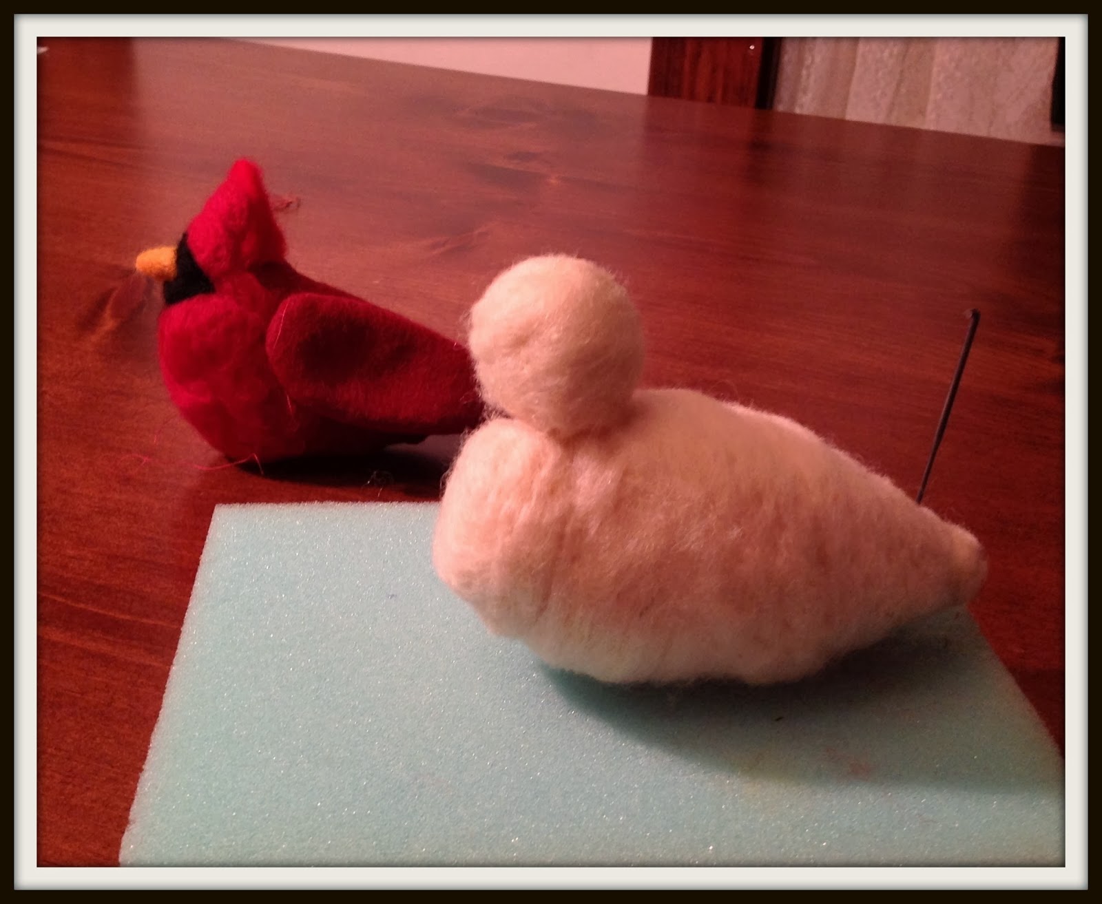 Karen's Quilts, Crows and Cardinals: Redbird Tutorial - Needle Felted ...