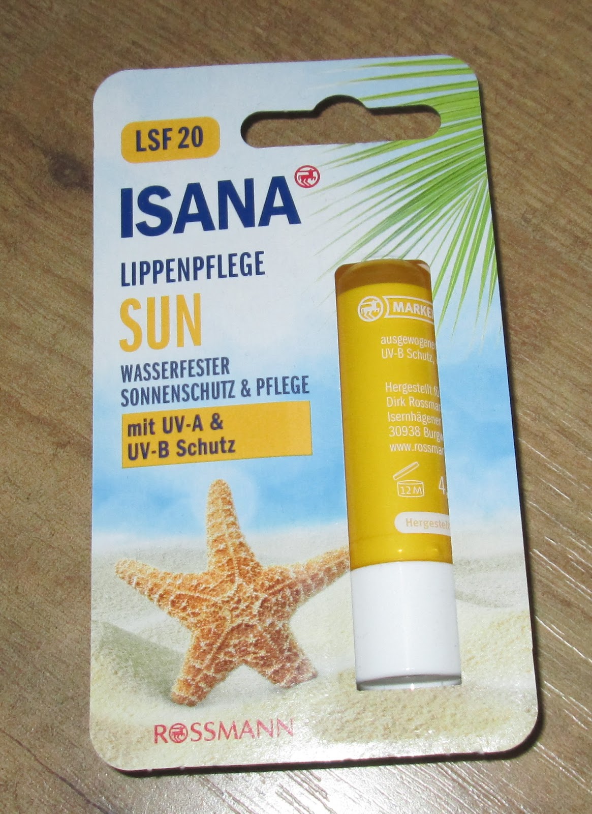 [Review] ISANA Lippenpflege Sun SPF 20