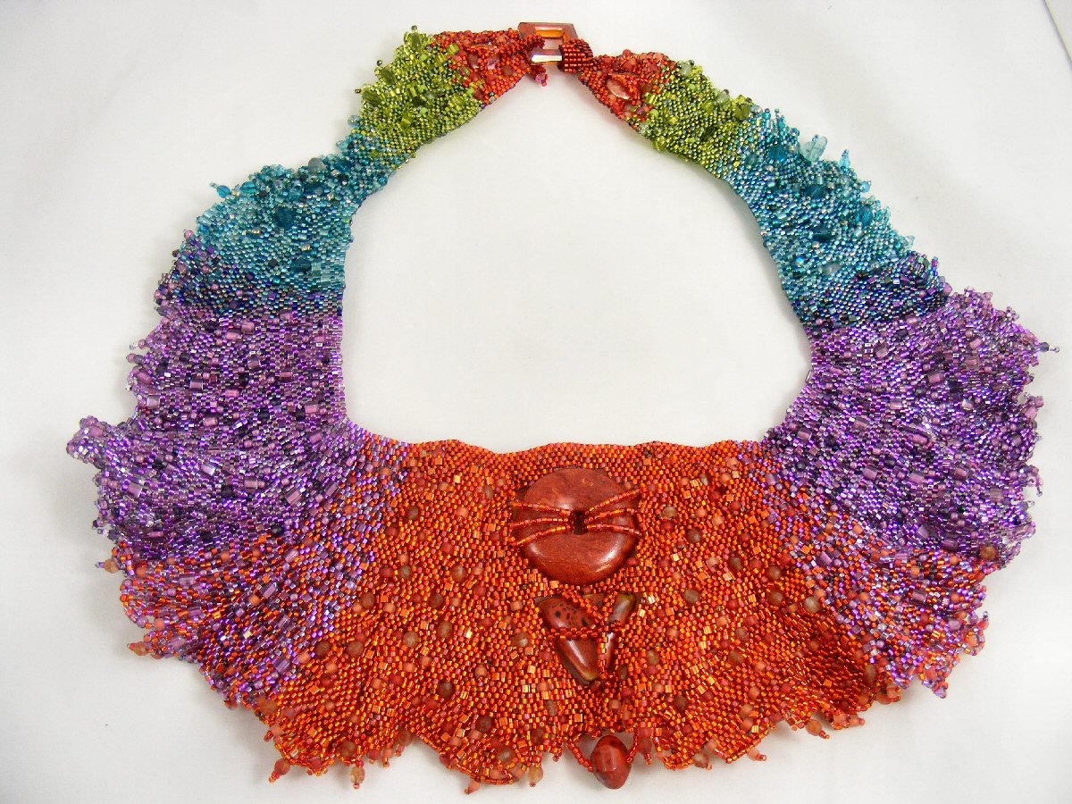 Sweet Freedom Designs: Freeform Peyote Collar/Neckpiece