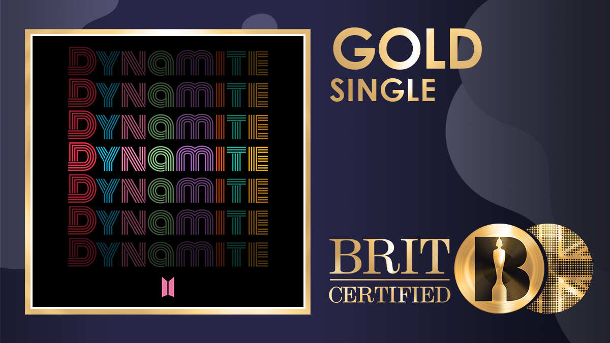 BTS's "Dynamite" Becomes the First Korean Single to Receive a Gold ...