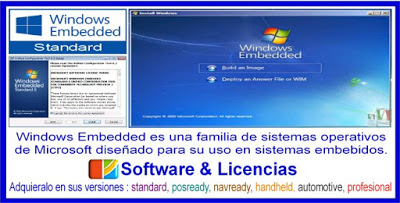 Microsoft Windows Embedded - "Licencias y Software"Licencias y Software