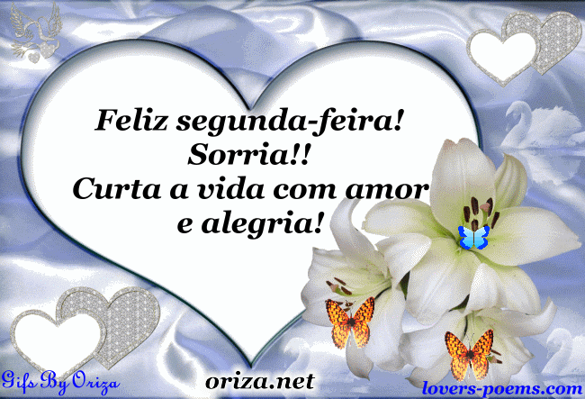 Gifs by Oriza : Feliz Segunda-feira!