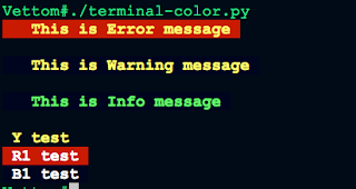 Cloud Technologies: Python printing colourful text