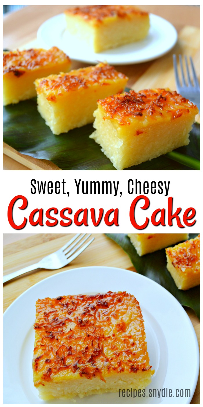 Cassava Cake with Creamy Custard Topping | Royale Recipes!