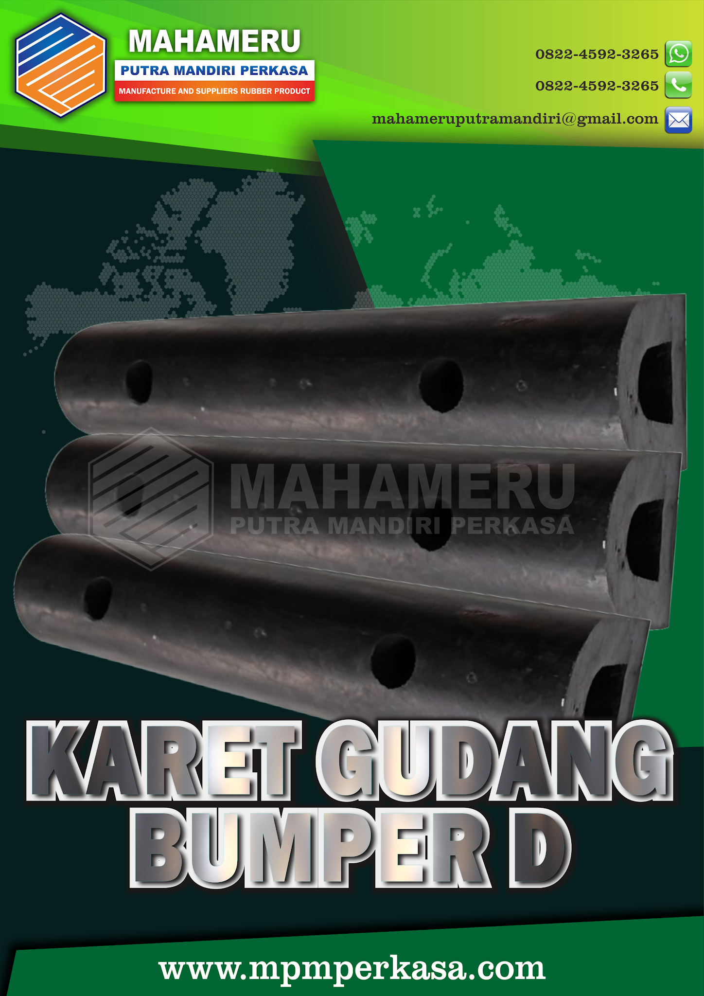 Jual Karet Bumper Pelindung Dinding Gudang di Batam Jual Karet Bumper Pelindung Dinding Gudang di Batam