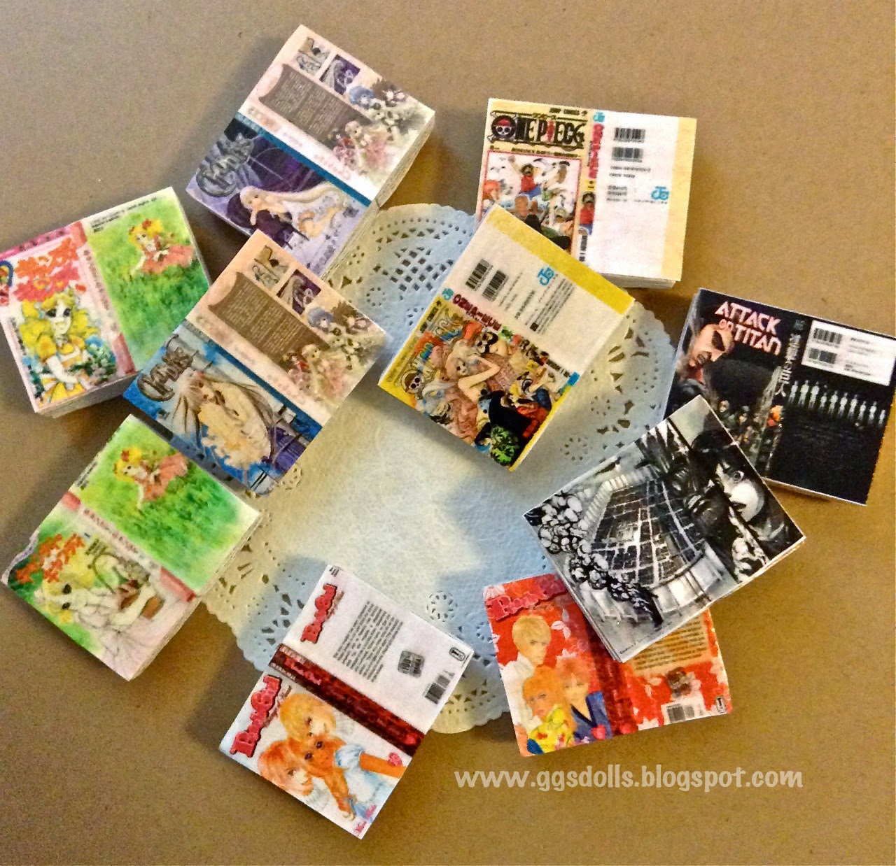 ggsdolls: New Project! Miniature Manga Books!