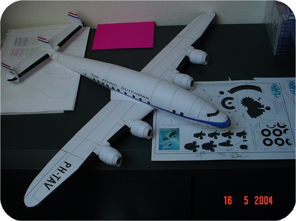 PAPER PLANES: LOCKHEED L-749 'CONSTELLATION'