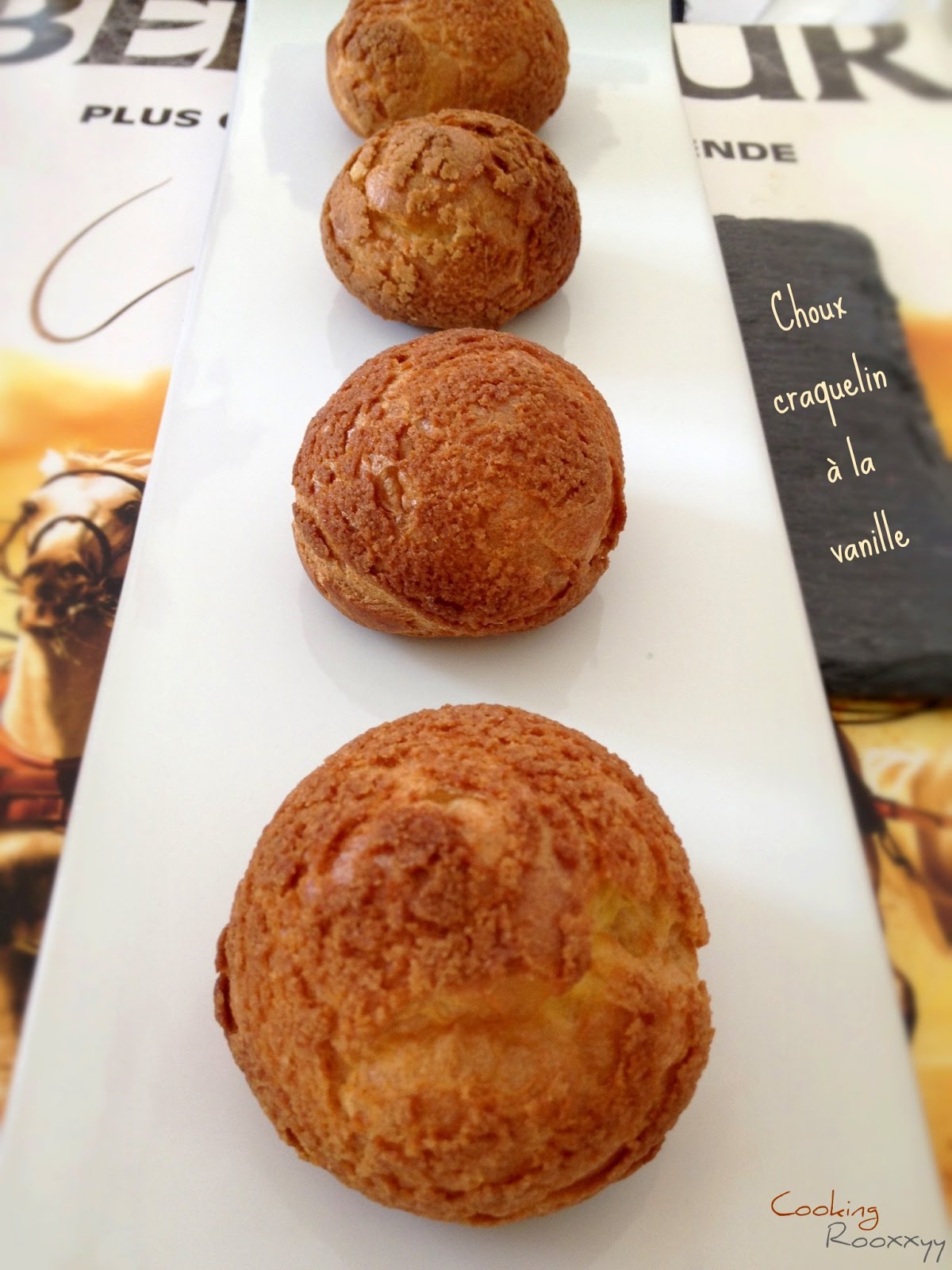 CookingRooxxyy: Choux craquelin à la vanille