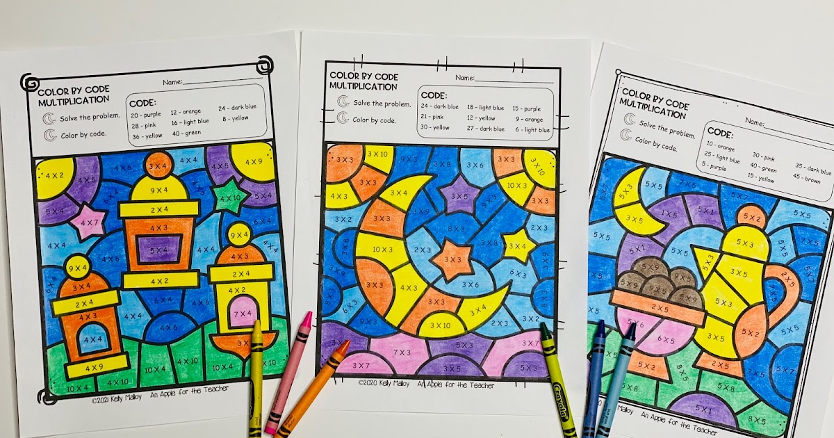 An Apple For The Teacher: Celebrate Ramadan With Fun Color By Number ...