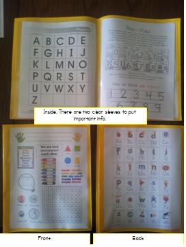 Colors and Kindergarten: Homework Folders