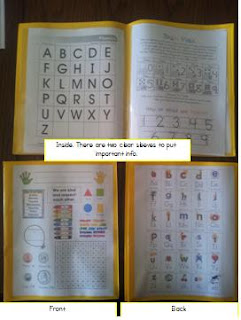 Colors and Kindergarten: Homework Folders