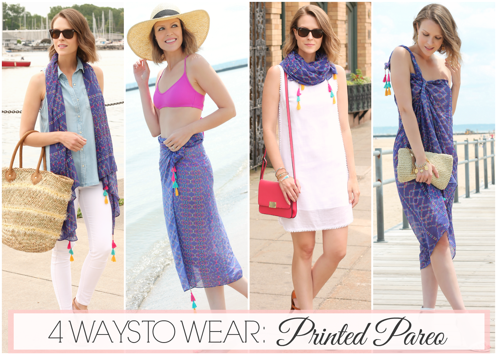 Wrap It Up: 4 Ways to Wear a Pareo - Penny Pincher Fashion Blog