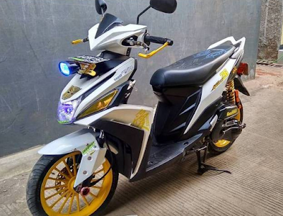 10 Modifikasi Mio Standar Jadi Lebih Garang