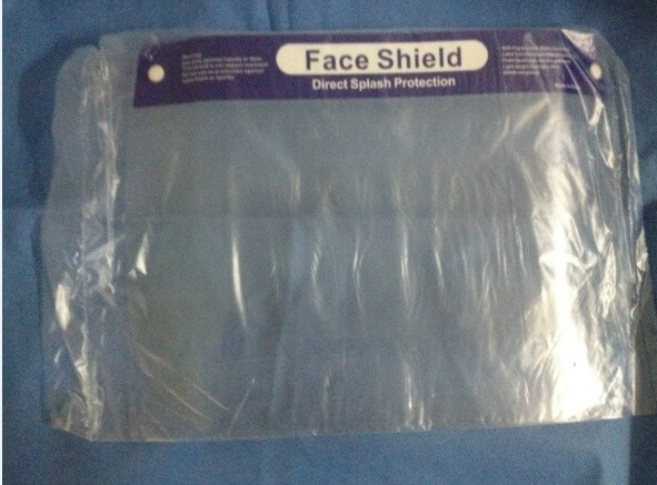 Use Eye Protection Plastic Face Shield