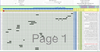 A schedule of a engineering project - Software engineering