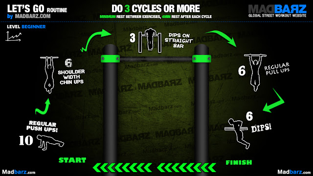 Download the MadBarz Beginner Routines | Street Workout ~ Calisthenics ...