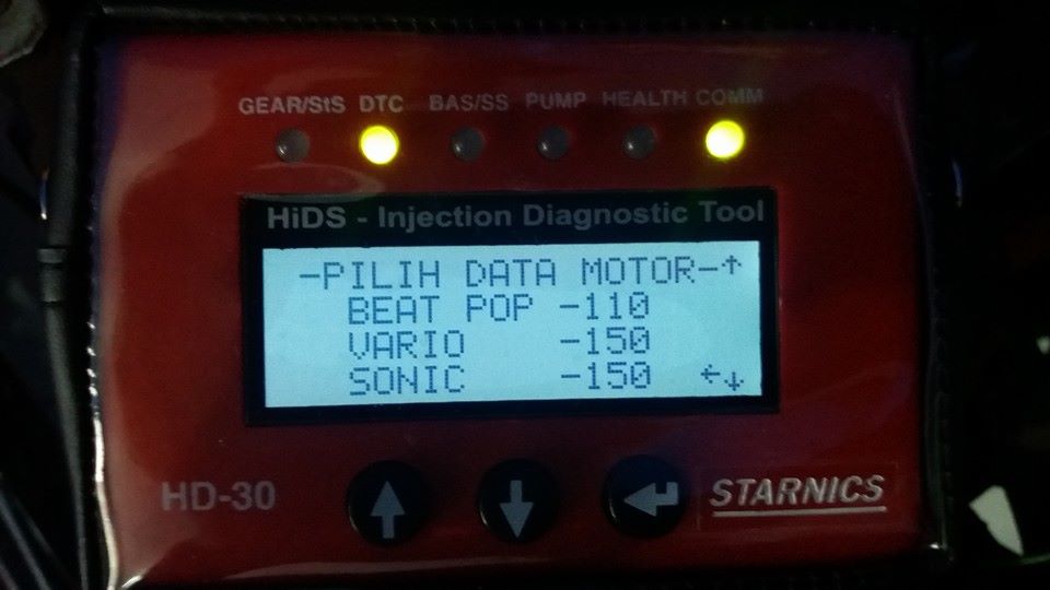 Upgrade Software Scanner HIDS/HD30 Starnics - Kursus Mekanik Motor