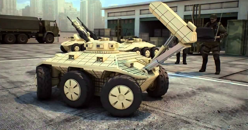 desarrollo defensa y tecnologia belica: ROBOT DE COMBATE NO TRIPULADO "SCORPION"