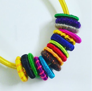 DIY silk Thread jewelry tutorials - Sayuri
