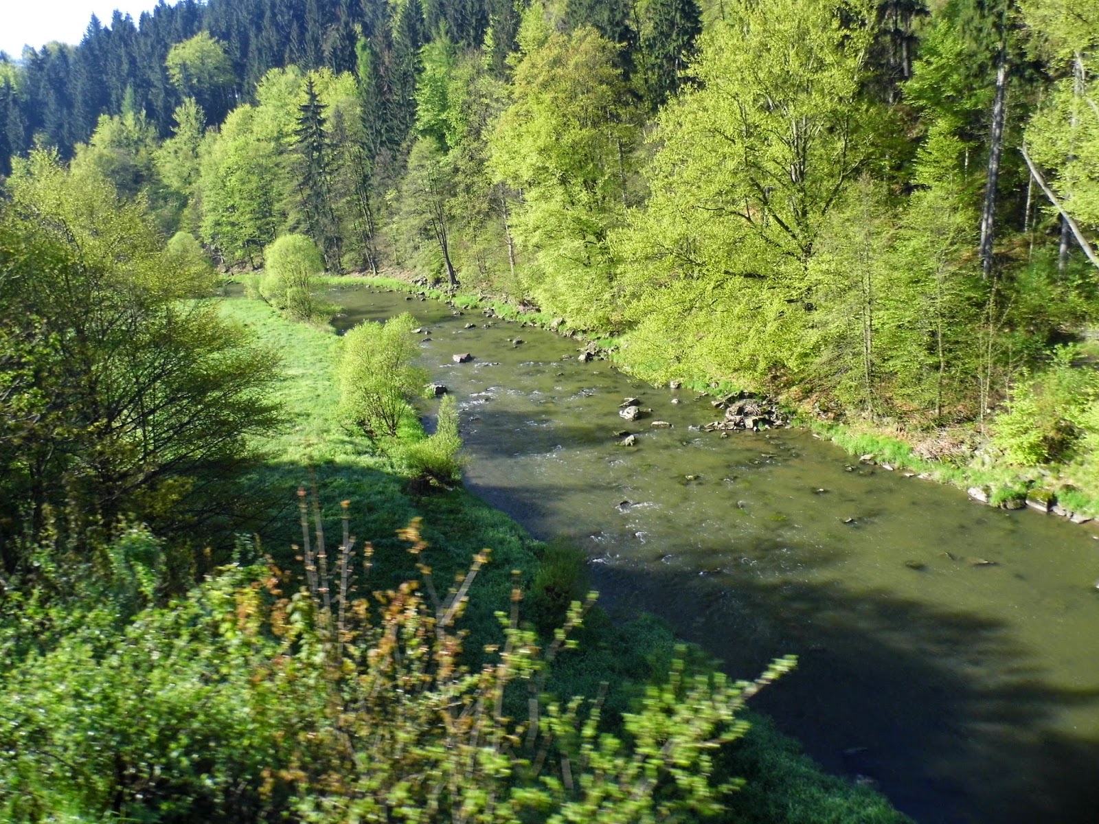 „Dawna osada szklarska Orle i most graniczny na rzece Izerze”