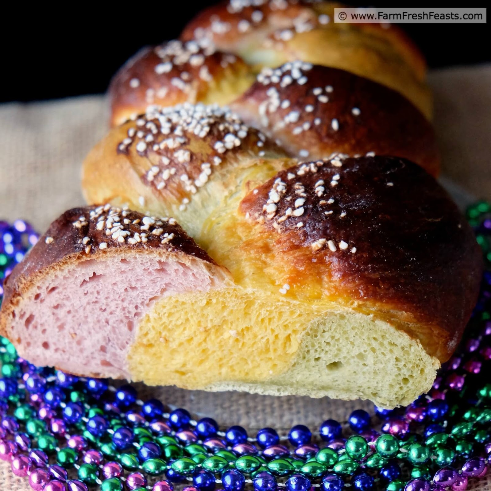 Farm Fresh Feasts: Mardi Gras Bread