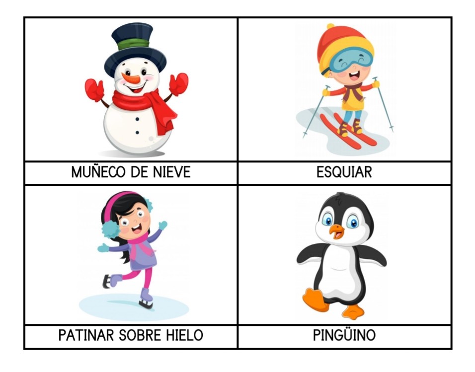 Mi Pequeño Rincón: BINGO DEL INVIERNO