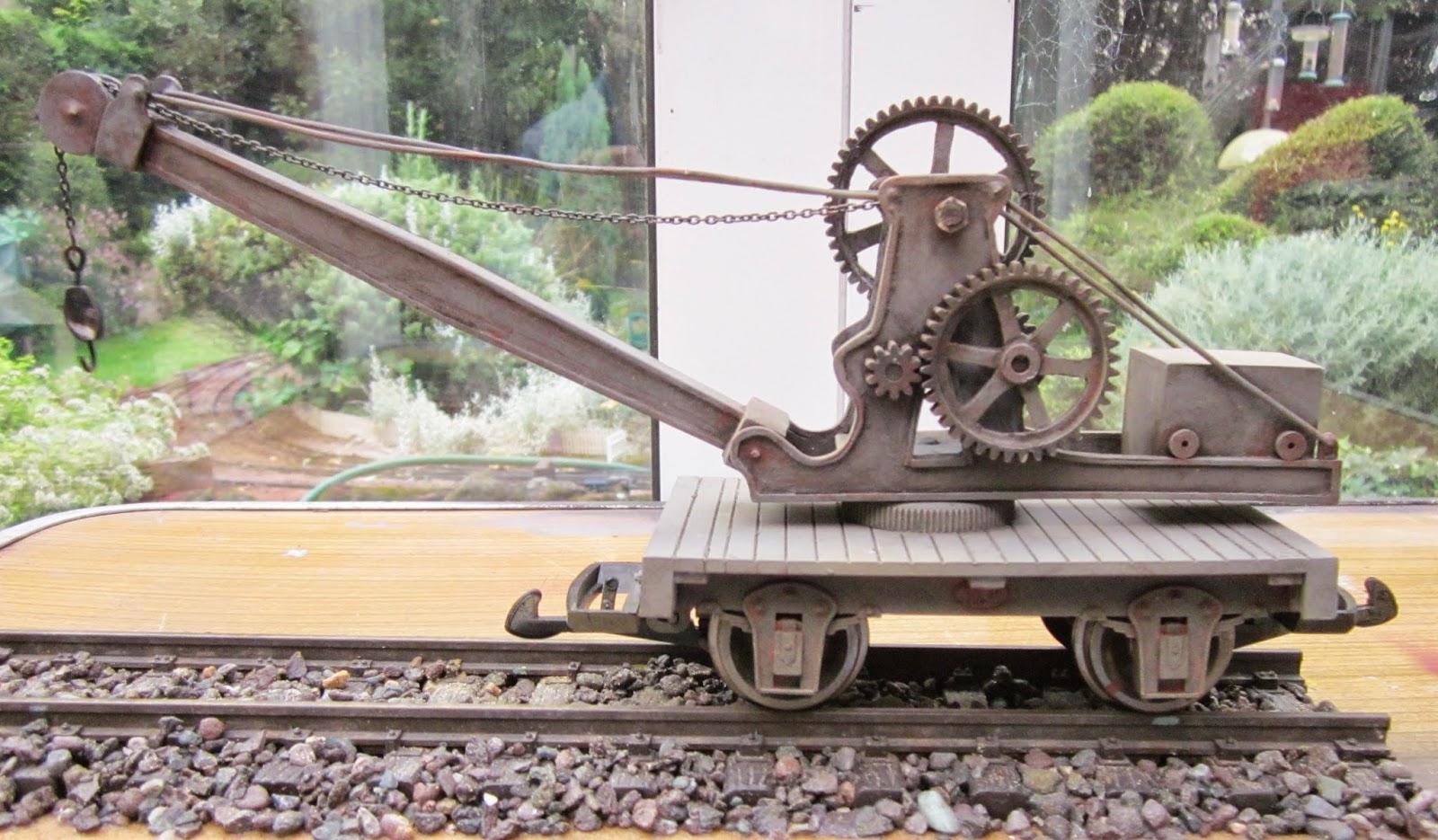 Scratchbuilt Hand Crane | G Scale Central