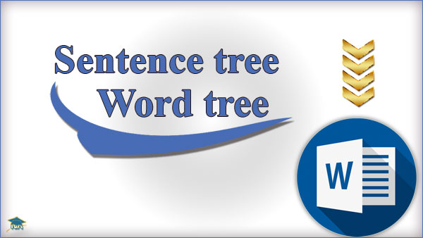How to draw a sentence tree or word tree in MS Word | NitoAnswers