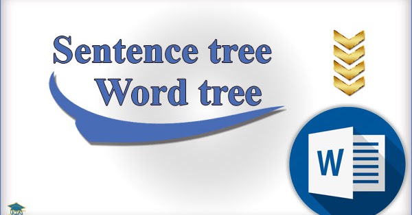 How to draw a sentence tree or word tree in MS Word | NitoAnswers